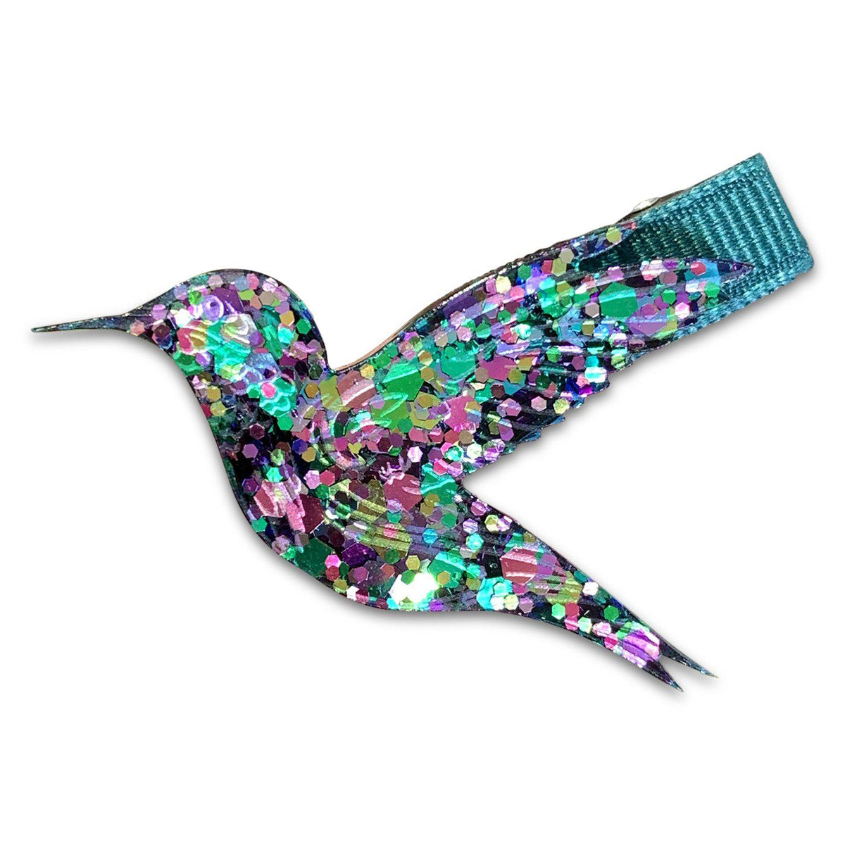 Resin Hummingbird Hair Clip - Moo G Clips